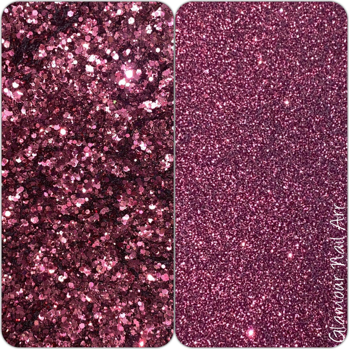 Gna Duo paillette et glitter fin bourgogne – Glamournailart